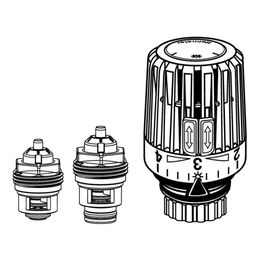 IMI Heimeier Retro S-Set DN 15 Thermostat-Oberteil und Thermostat-Kopf K 3500-12.800