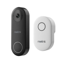 Reolink Video Doorbell WiFi intelligente 2K+ 5 MP Video-Türsprechanlage (2-tlg.