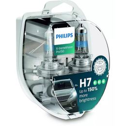 Philips Halogenlampe Philips X-tremeVision Pro150 H7 12V 55W PX26d (2er Box)