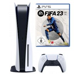 Playstation Playstation 5 Konsole Disk Laufwerk + FIFA 23 PS5 Spiele-CD