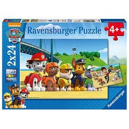 Ravensburger Paw Patrol Heldenhafte Hunde Puzzle, 2 x 24 Teile