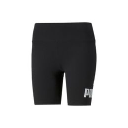 Puma Leggings Essentials Logo Kurze Leggings Damen, schwarz