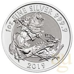 1 Unze Silbermünze Großbritannien Valiant 2019