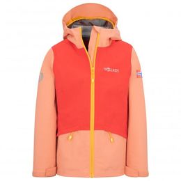 Trollkids - Girl's Gjende Jacket - Regenjacke Gr 110 rot