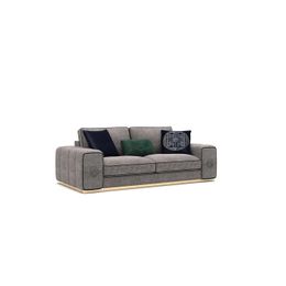 JVmoebel 2-Sitzer Luxus Zweisitzer Polster Sofa Textil Couchen Wohnzimmer Neu