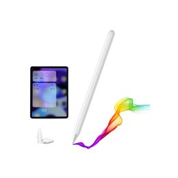 OKWISH Eingabestift Stift Stylus Pen Touchstift Pencil Touchscreen f. Apple iPad 2018-2023 (Neigungsempfindlich Adsorption des iPads aufgeladen werden