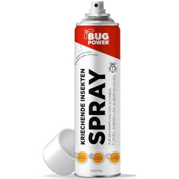 BugPower Wespenspray Spray gegen kriechende Insekten und Wespen
