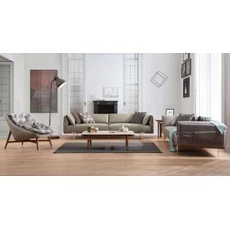 JVmoebel Wohnzimmer-Set Designer Wohnzimmer Garnitur Luxuriöse Sofas Textil Sessel 3tlg