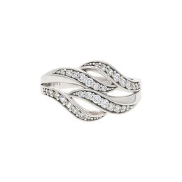 JuwelmaLux Fingerring JuwelmaLux Ring 925/000 Sterling Silber mit synth. Zirkonia JL30-07-11 (kein Set