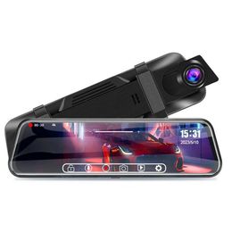 TAFFIO Digital Rückspiegel Dashcam DVR & Rückfahrkamera 10" Touchscreen Dashcam