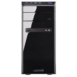 Captiva Power Starter I68-901 Business-PC (Intel® Core i5 12400, -, 16 GB RAM, 500 GB SSD, Luftkühlung), schwarz