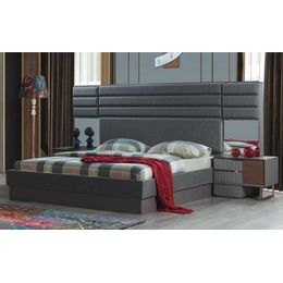 JVmoebel Schlafzimmer-Set Schlafzimmer Einrichtung Luxus Doppelbett Designer Nachttische Set