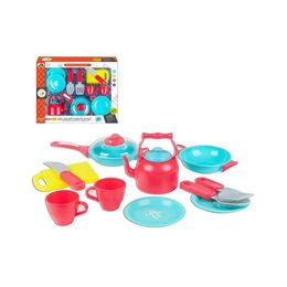 Bigbuy Kinder-Küchenset Kinderküche Kindertöpfe Topfset Küchenutensilien-Set Kinderspielzeug