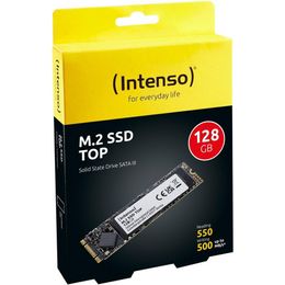 Intenso SSD M.2 2280 interne Festplatte Top Performance 3D Nand 128GB SSD-Festplatte