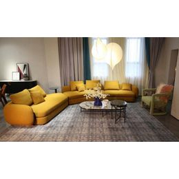 JVmoebel Ecksofa Wohnzimmer Luxus Möbel Ecksofa L Form Couch Design Polsterung Textil