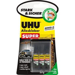 UHU Klebstoff UHU Alleskleber Super Minis 3 x 1 g 3 g (3 x 1 g)