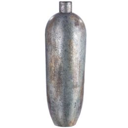 Gilde Dekovase Metall Vase 'Serenity' in Grau Metallic – Höhe 92cm (1 St)