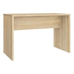 vidaXL Bank vidaXL Schminkhocker Sonoma-Eiche 70x35x45 cm Holzwerkstoff