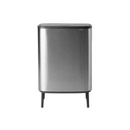 Brabantia Mülleimer Bo Touch Bin Hi 60l mit Kunststoffeinsatz Mattstahl