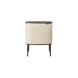 Brabantia Mülleimer Bo Touch Bin 3x11l mit drei Kunststoffeinsätzen Beige