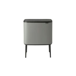 Brabantia Mülleimer Bo Touch Bin 3x11l mit drei Kunststoffeinsätzen Grau