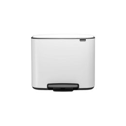 Brabantia Mülleimer Bo Treteimer 3x11l Weiß