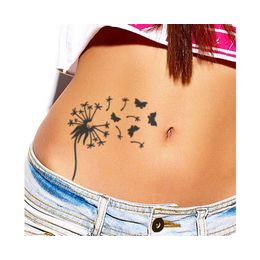 Gilde Schmuck-Tattoo Schmetterling Pusteblume