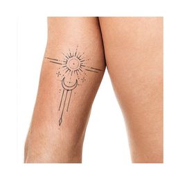 Gilde Schmuck-Tattoo Sonnenmond