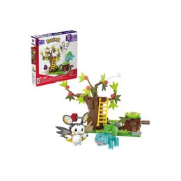 Mattel® Konstruktionsspielsteine MEGA Pokémon Emolgas und Bisasams bezaubernde Wälder