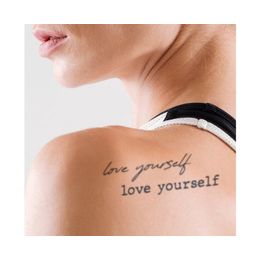 Gilde Schmuck-Tattoo Doppel Love Yourself