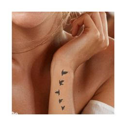 Gilde Schmuck-Tattoo Fliegende Vögel