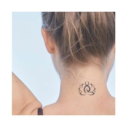 Gilde Schmuck-Tattoo Lotus klein