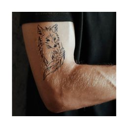 Gilde Schmuck-Tattoo Federfuchs