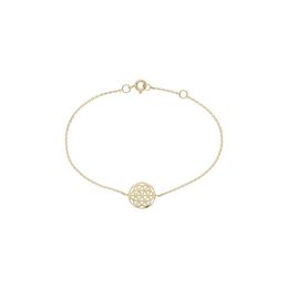 JuwelmaLux Goldarmband JuwelmaLux Armband 585/000 Gelbgold Lebensblume JL41-03-0086 19 cm (kein Set