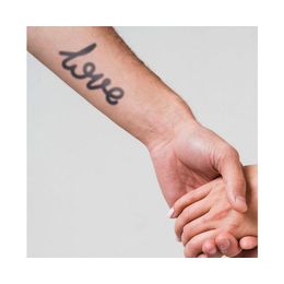 Gilde Schmuck-Tattoo Love Schriftzug
