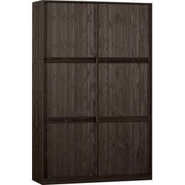 Hochschrank Woood Schränke Gr. B/H/T: 139 cm x 215 cm x 44 cm, braun (ceder) Hochschrank