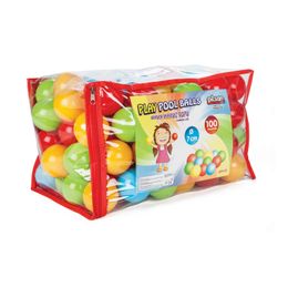 Pilsan Bällebad 06410 100 bunte Spielbälle 7 cm Durchmesser in Tasche mit Henkel