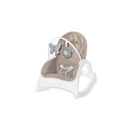 Lorelli Baby Rocker, Babywippe ALEX 3 in 1 Tisch Vibrationsfunktion, 4 Melodien beige Sterne