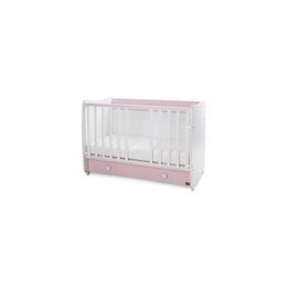 Lorelli Babybett Dream 60 x 120 cm umbaubar Schreibtisch Kinderbett Schaukelbett pink