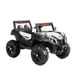 Moni Kinder Elektroauto Buggy Atlanta 6188 Fernbedienung, USB, MP3, Licht, Gurt weiß