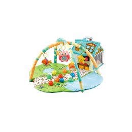 Moni Activity Center Happy Farm JL625-1A, Spielbogen 30 Spielb&auml;lle, kleines Haus