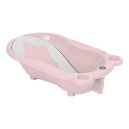 Kikkaboo Babybadewanne Kai, Thermometer Wanneneinlage Wasserablauf Ablagef&auml;cher rosa
