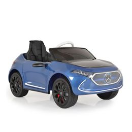 Moni Kinder Elektroauto Mercedes-Benz Concept EQA, EVA-Reifen, Fernbedienung MP3 blau