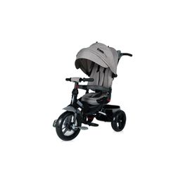 Lorelli Tricycle Jaguar 4 in 1 Schiebestange Sitz drehbar, verstellbar, Faltdach dunkelgrau