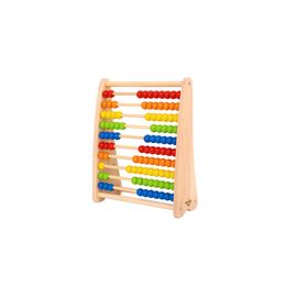 Tooky Toy Kinder Holz-Rechenschieber TKC300A Abakus Zahlen lernen ab 18 Monaten bunt