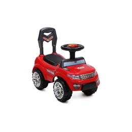Moni Rutscher, Kinderauto Tiger Range mit Musik- Lichtfunktion Staufach im Sitz rot