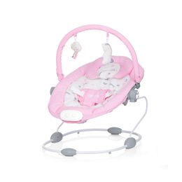 Chipolino Babywippe Siesta, Musikfunktion und Vibration, Lautstärke einstellbar rosa Baby