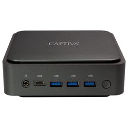 Captiva Mini PC Power Starter I76-501 Mini-PC (Intel® Core i5 1240P, -, 16 GB RAM, 500 GB SSD, Luftkühlung), schwarz