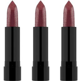 Catrice Lippenbalsam Drunk'n Diamonds Plumping Lip Balm, 3-tlg., rot