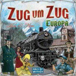 Asmodee Days of Wonder "Zug um Zug - Europa", Gesellschaftsspiel